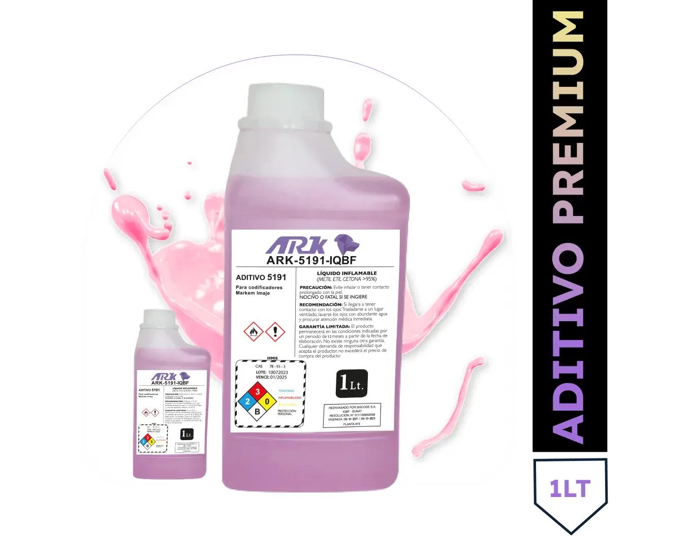 Aditivo Inkjet para Codificadoras – Compatible con Markem Imaje - arkperu.com